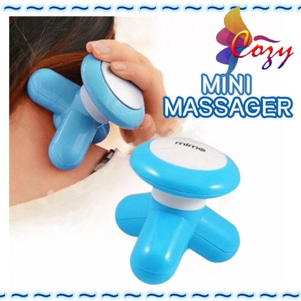Triangle Mini Massager Electric Neck Head Hand Body Relaxation Wave ...