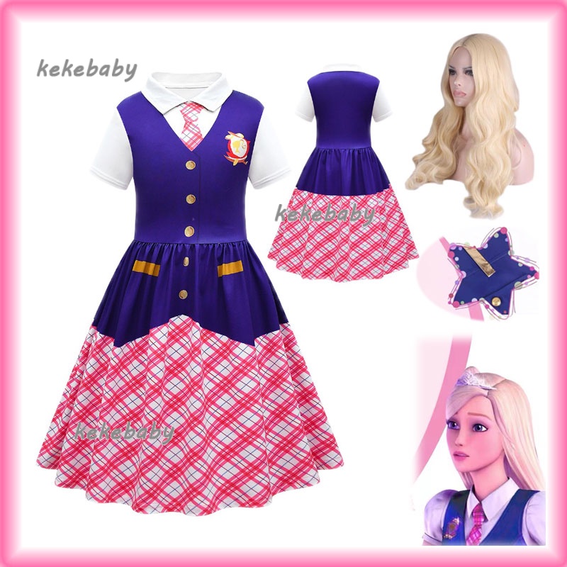 Margot Elise Robbie Barbie Cosplay Costume Princess Dress for Kids ...