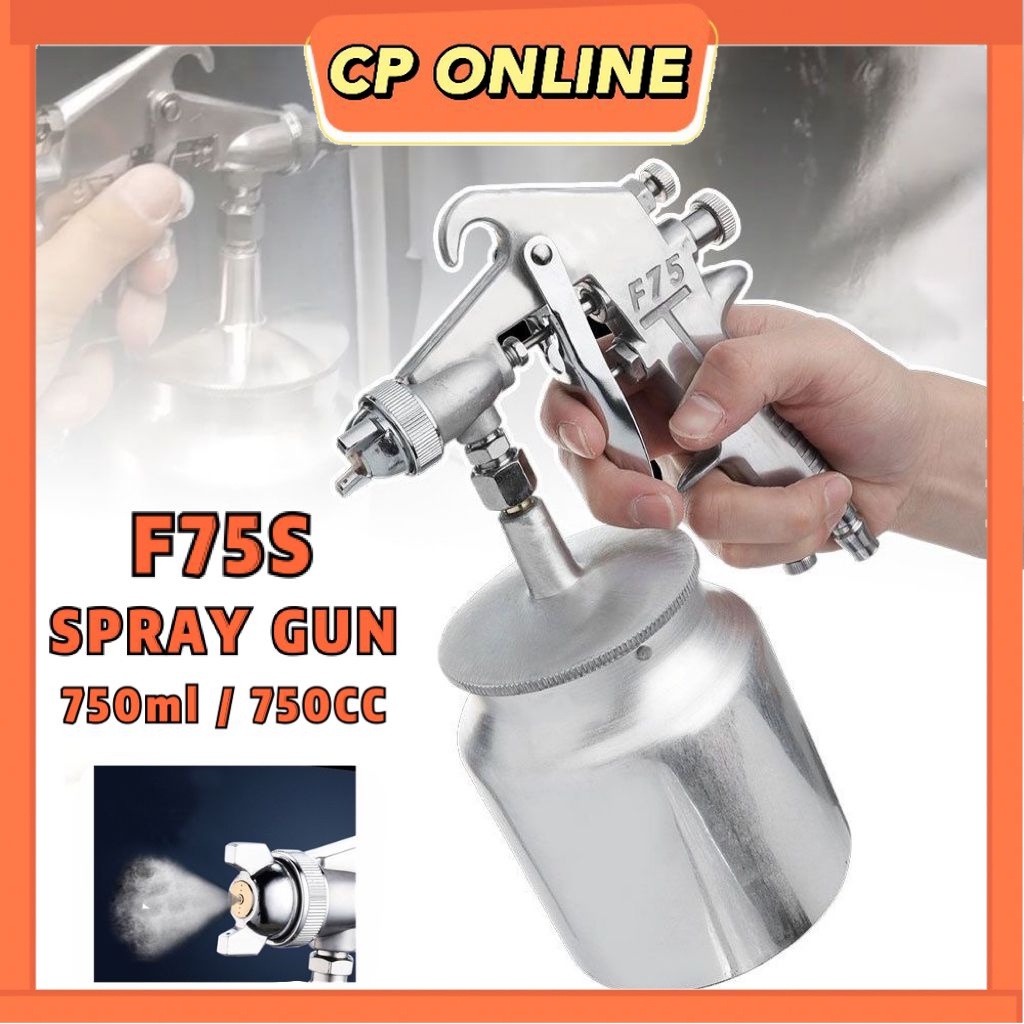 CP ONLINE 750ml OPTIMUS F75 Paint Air Spray Gun Pneumatic Spraying ...