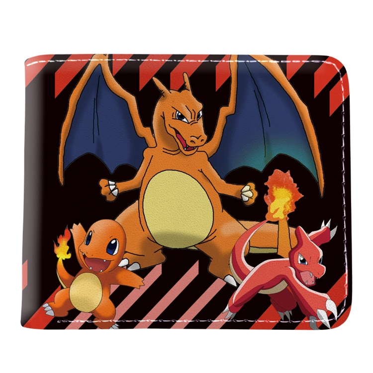 Pokemon Ball Card Casual Student Pu Leather Cartoon Wallet for Boy and ...