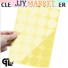 25mm Transparent Round Sticker Tape PVC Adhesive Seal Label Stickers ...