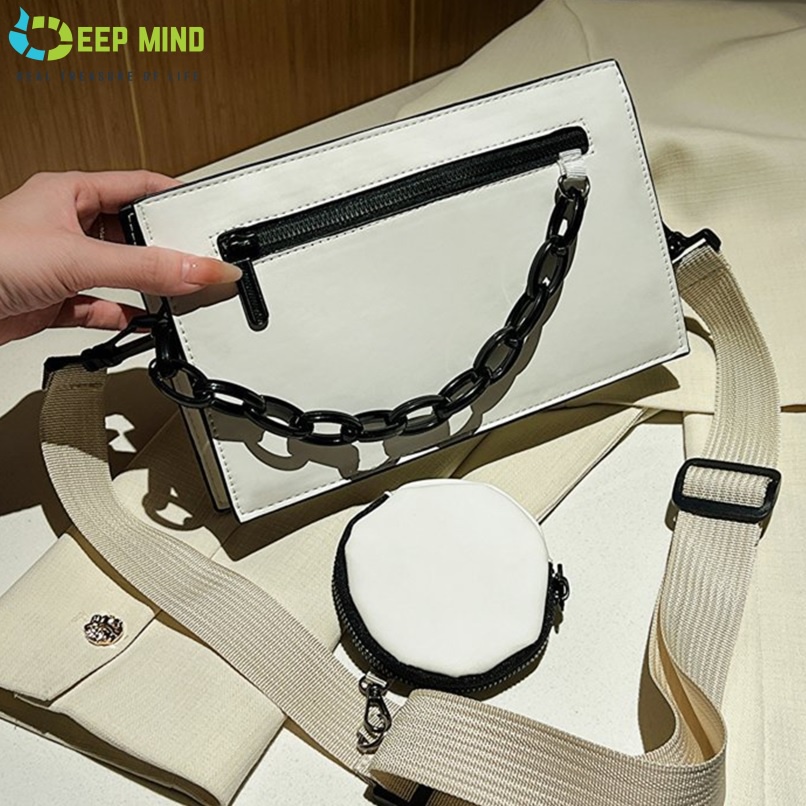 DM Ladies Women PU Leather Handbag Tote Sling Bag Handbeg Beg Tangan ...