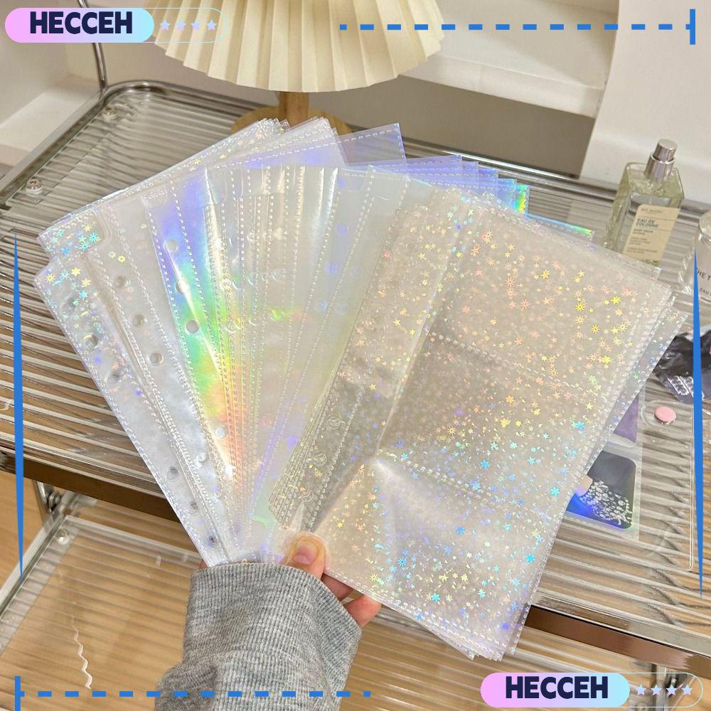 HECCEH1 10PCS/Set Inside Page of Album, A6 Transparent Binder Sleeves ...