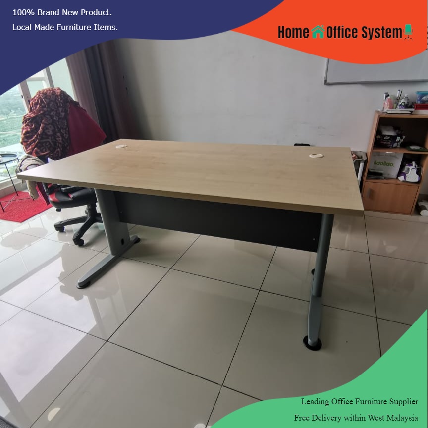 5 Feet Rectangular Shape Office Table With J Metal Leg - Home & Office System - V-T Series ...