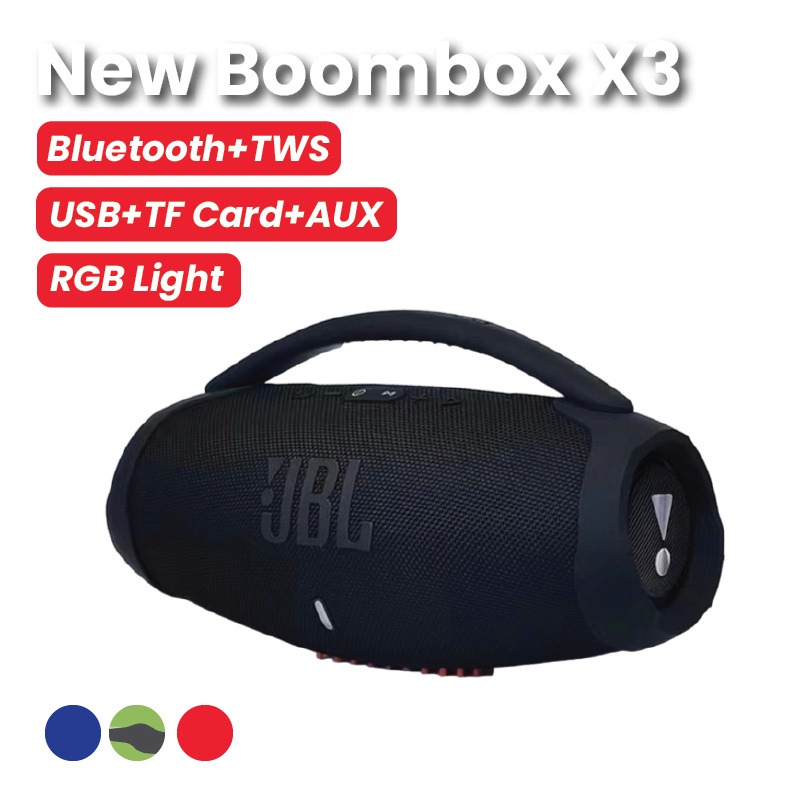 NEW Boombox 3 Bold Sound Wireless Bluetooth Speaker Strong Bass Clear ...