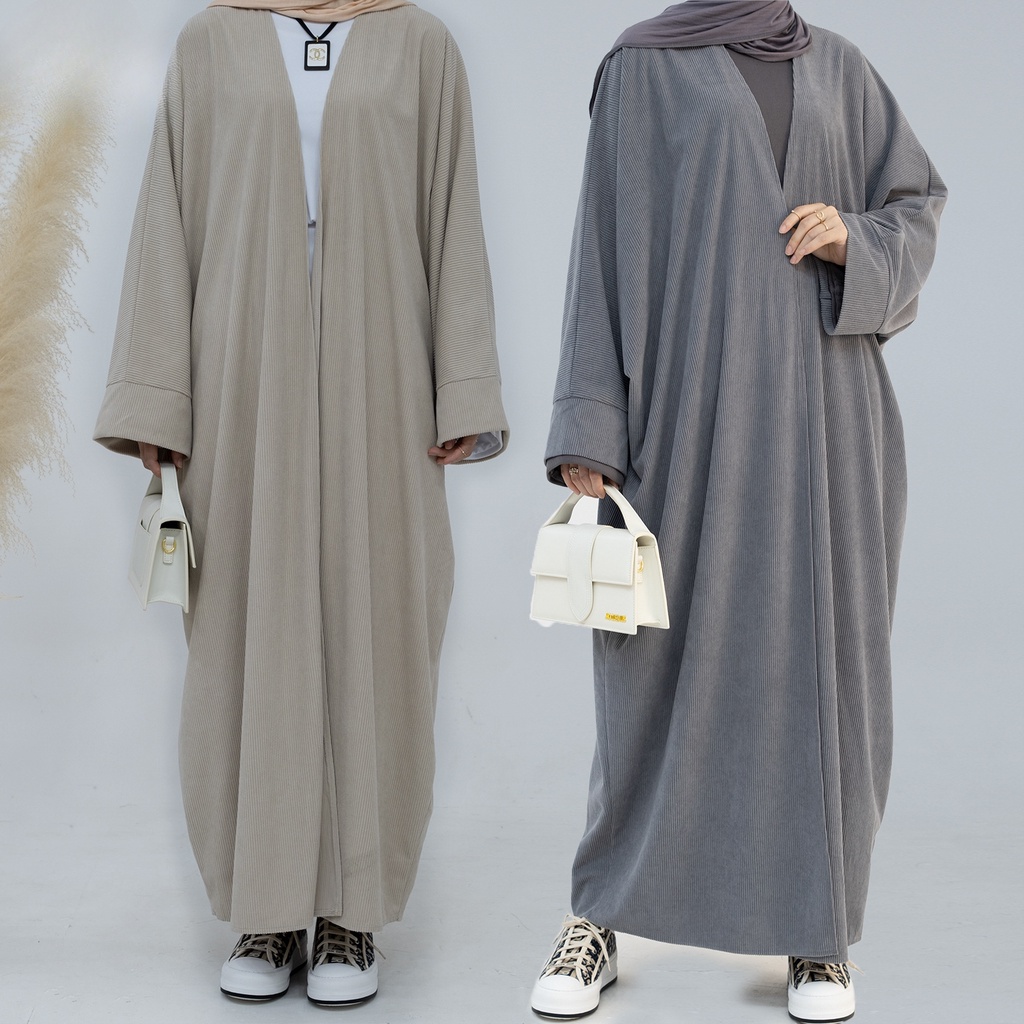 Ramadan Dubai Cardigan Abaya maxi dress Islam Arab robe Women Wea Abaya ...