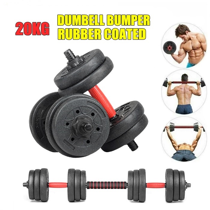 Dumbbell Set 20KG Dumbell (with connector) | Shopee Malaysia