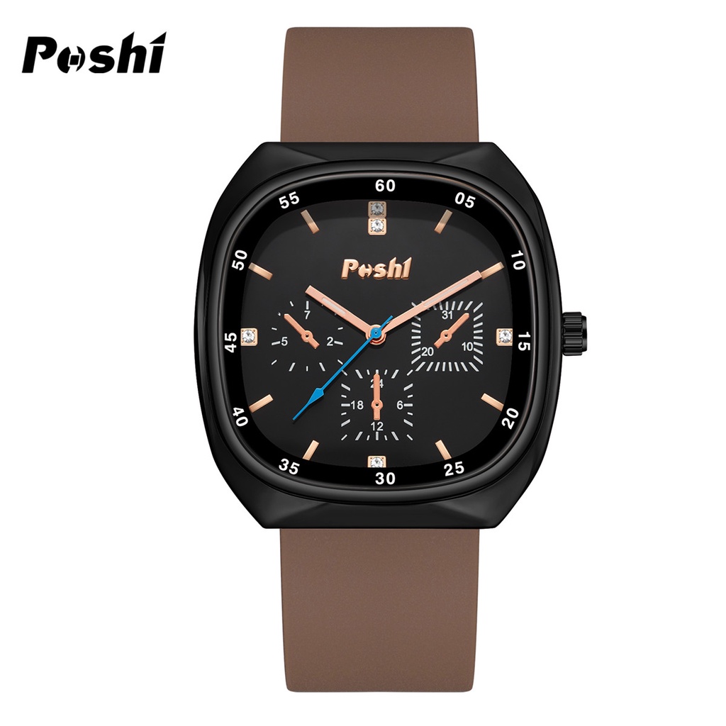 POSHI Jam Tangan Wanita Perempuan Waterproof Ladies Quartz Wristwatch ...