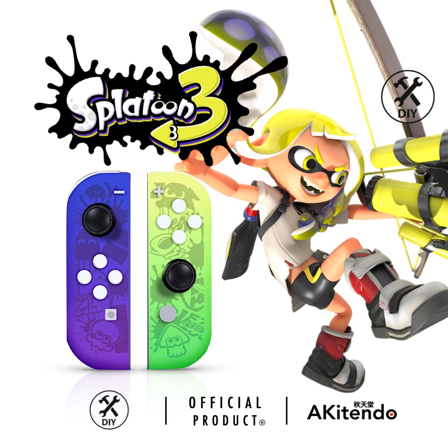Nintendo Switch DIY Joycon Shell Splatoon 3 High Quality Modified ...
