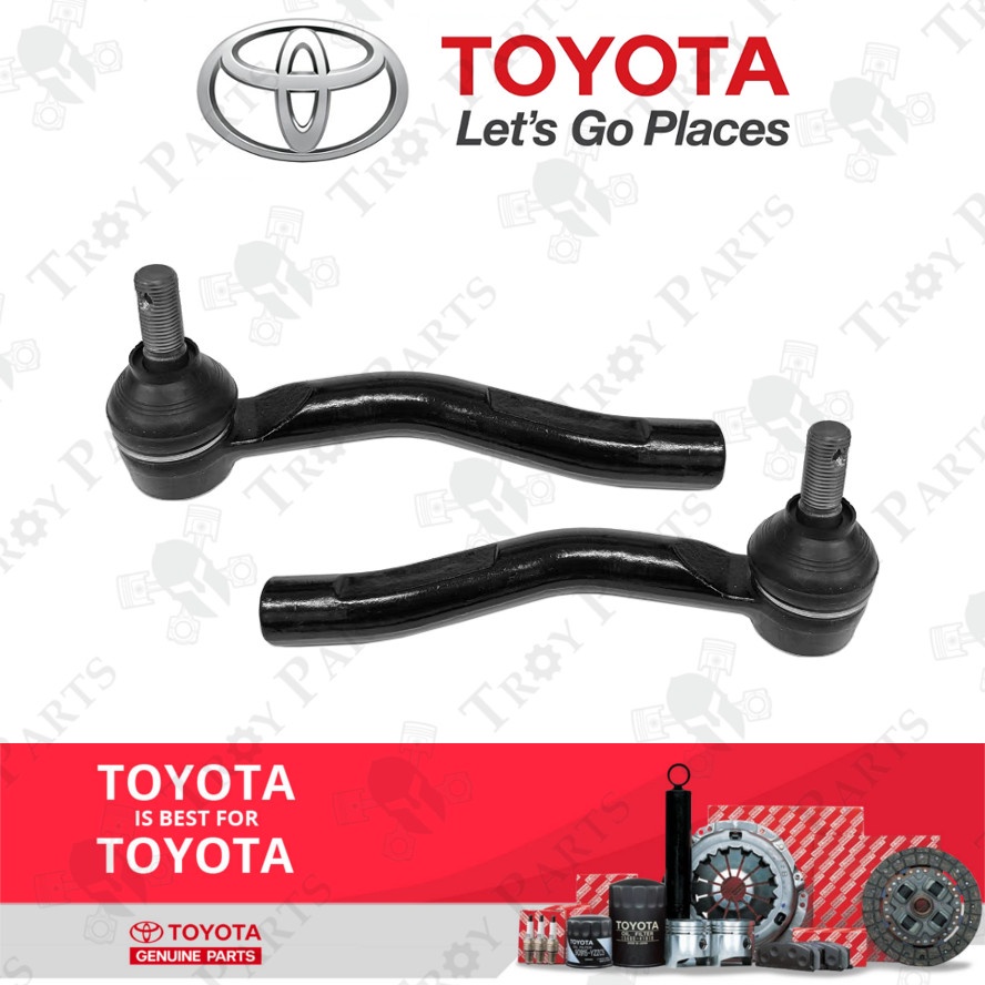 (2pc) Original Toyota Steering Tie Rod End 45046-09530 + 45047-09250 ...
