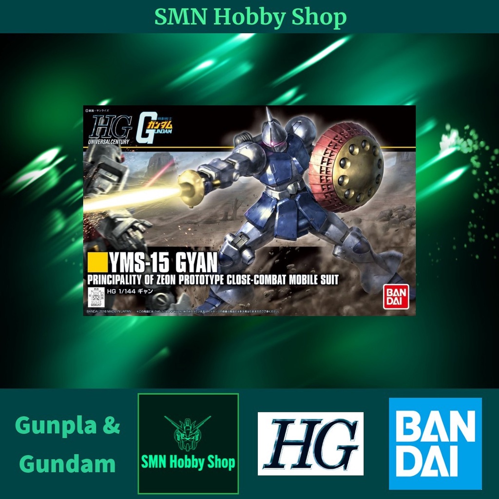HG 1/144 YMS-15 Gyan 197 Gunpla Gundam Toys Plastic Model Kit [HGUC] (Bandai) | Shopee Malaysia
