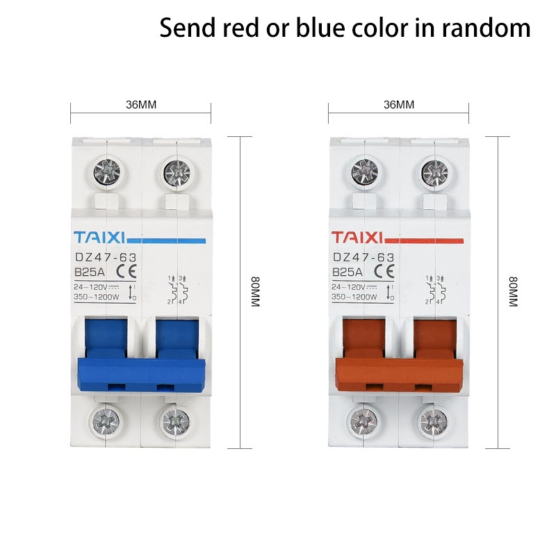 Photovoltaic DC MCB 24V 48V 96V DZ47 circuit breaker dc 125A 63A 32A 6A ...