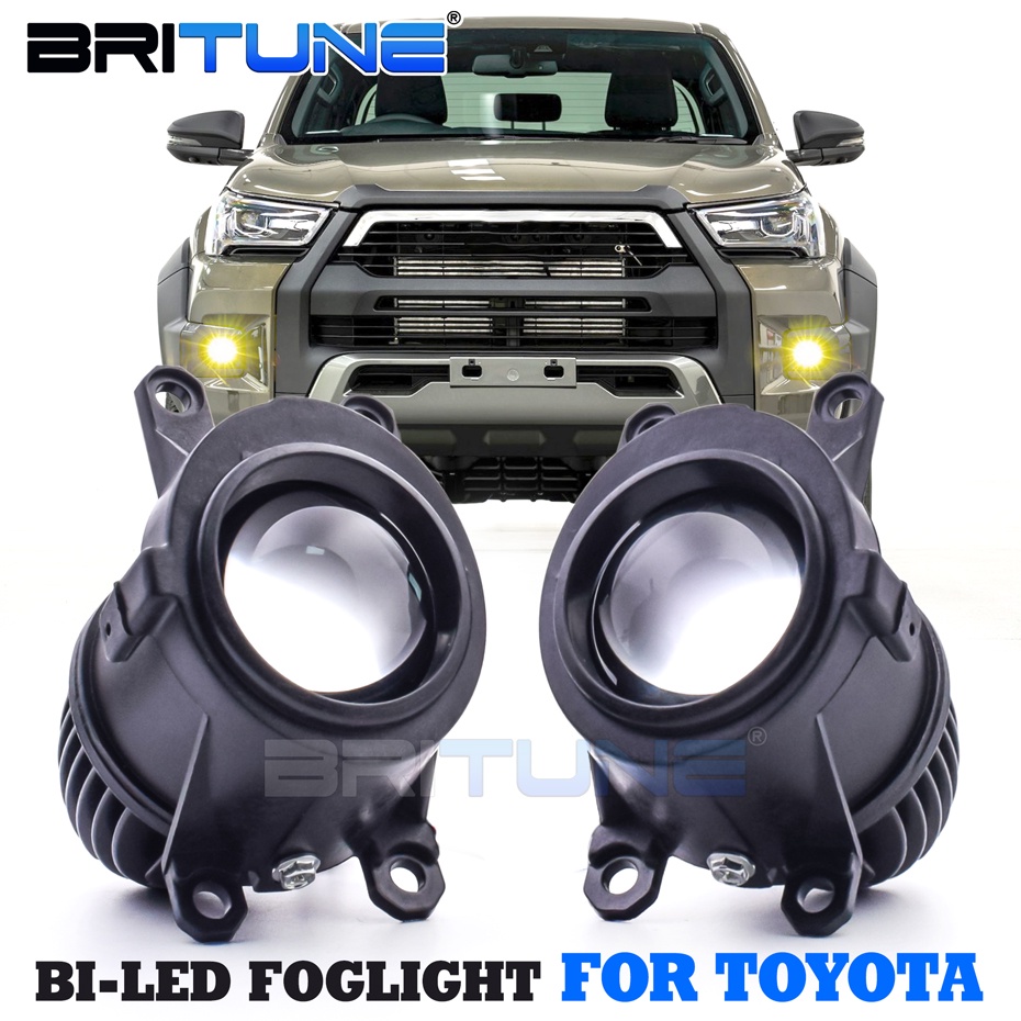 Plug and Play LED Fog Light For Toyota Hilux Revo Rogue Rocco Conquest ...