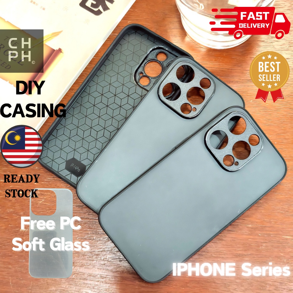 Iphone Pure Color Phone Case Can Handcraft Diy Cream Resin Glue Casing ...