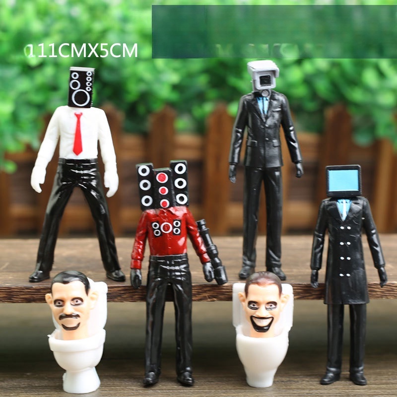 Skibidi Toilet Figure Toys Skibidi toilet plush Action Figure Speaker ...