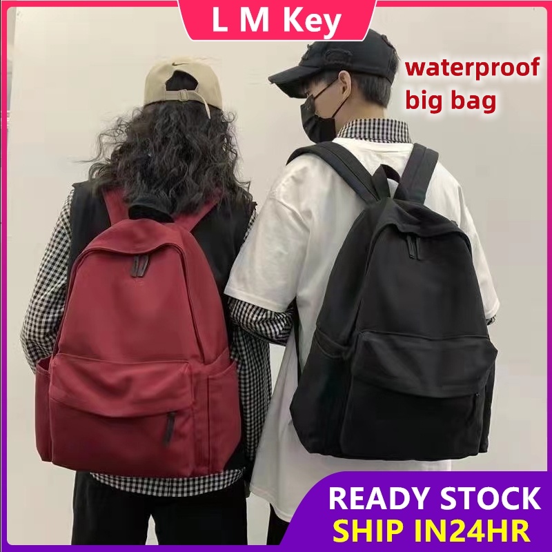 【READY STOCK】School backpack women beg galas student bag college ...