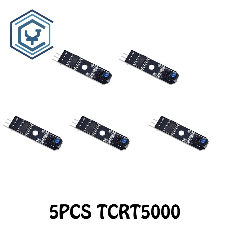 5PCS Smart Car Infrared Tracking Probe Tracking Sensor Board TCRT5000 ...