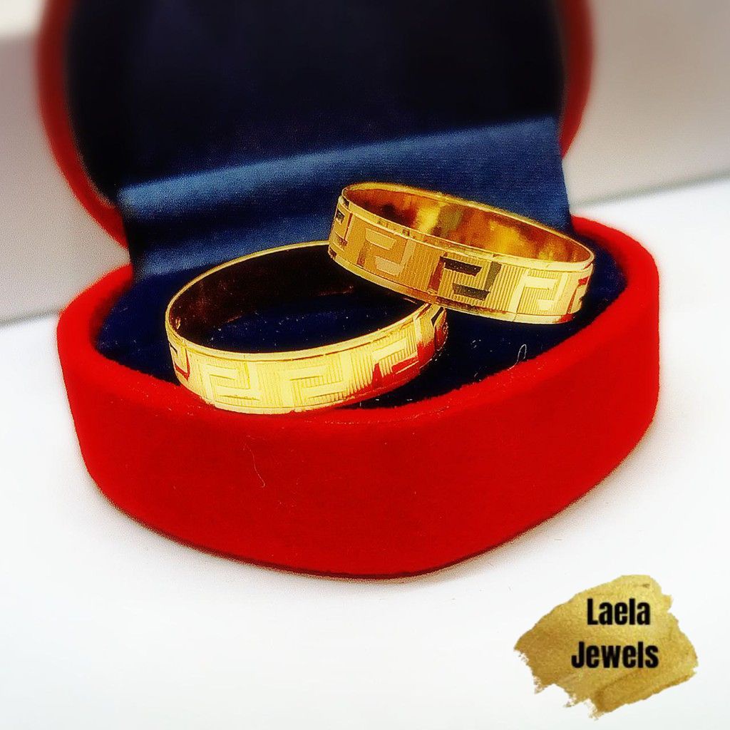 LAELA CINCIN ROTAN DUDCI PLAIN EMAS TULEN 916 GOLD RING | Shopee Malaysia