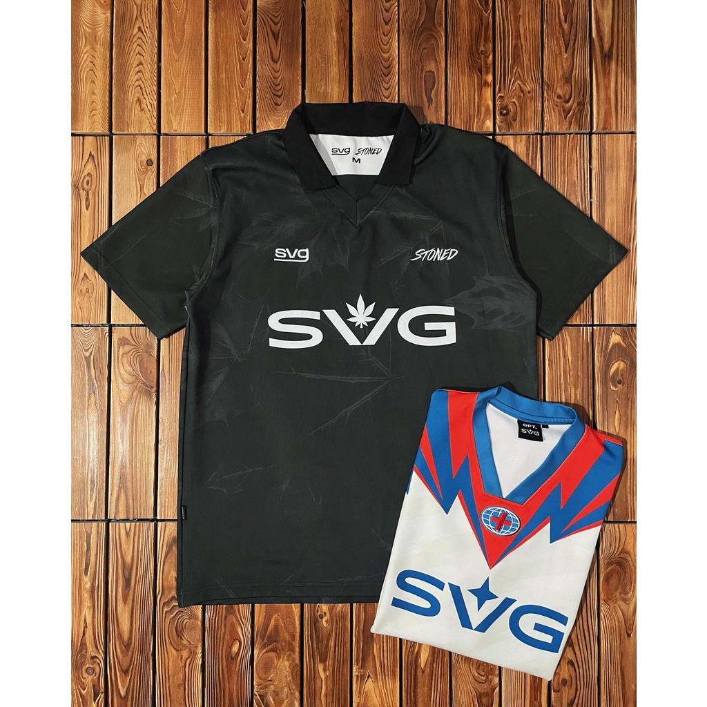 Jersey SVG X Stoned&co Baju Lelaki Viral Tshirt Retro Football Jersey ...