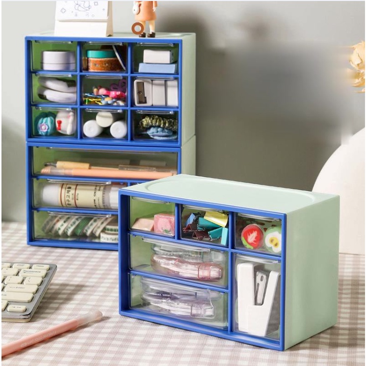 READY STOCK 3/4/6 Slot Drawer Stationery Desktop Organizer Fancy Sanrio ...