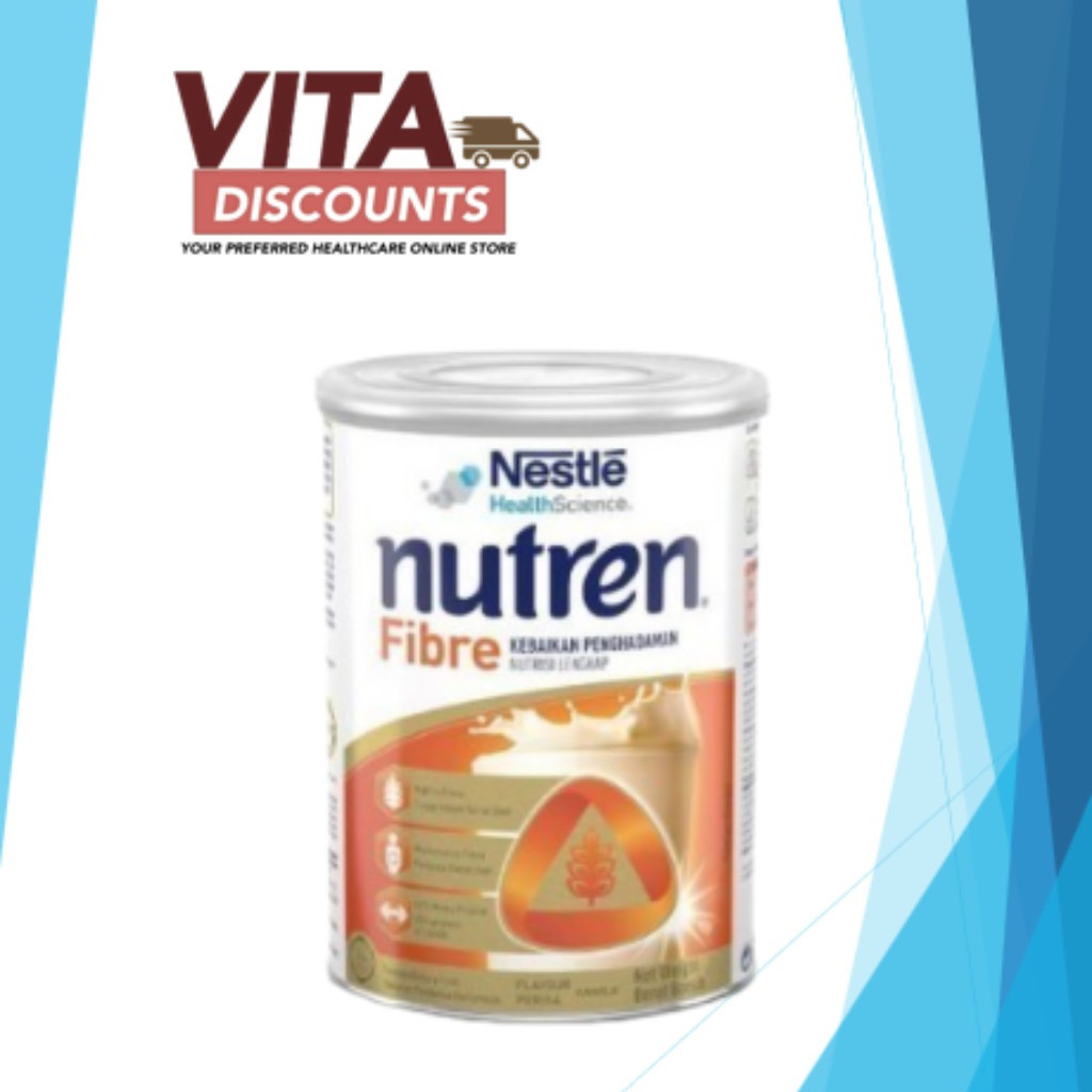 NUTREN FIBRE COMPLETE NUTRITION POWDER 800G EXP01/2026 | Shopee Malaysia