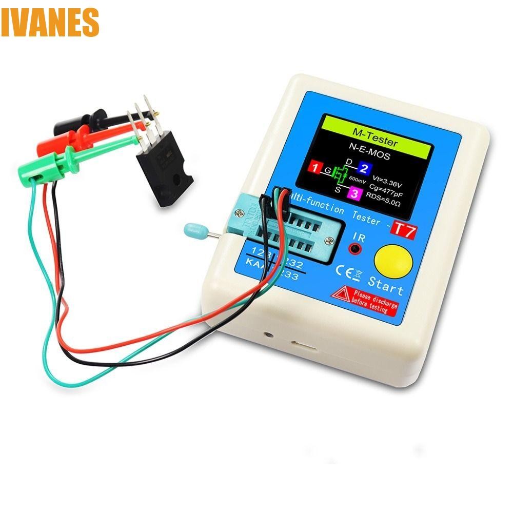 IVANES Transistor Meter, LCR-T7 MOS/PNP/NPN Resistance Tester, Multi ...
