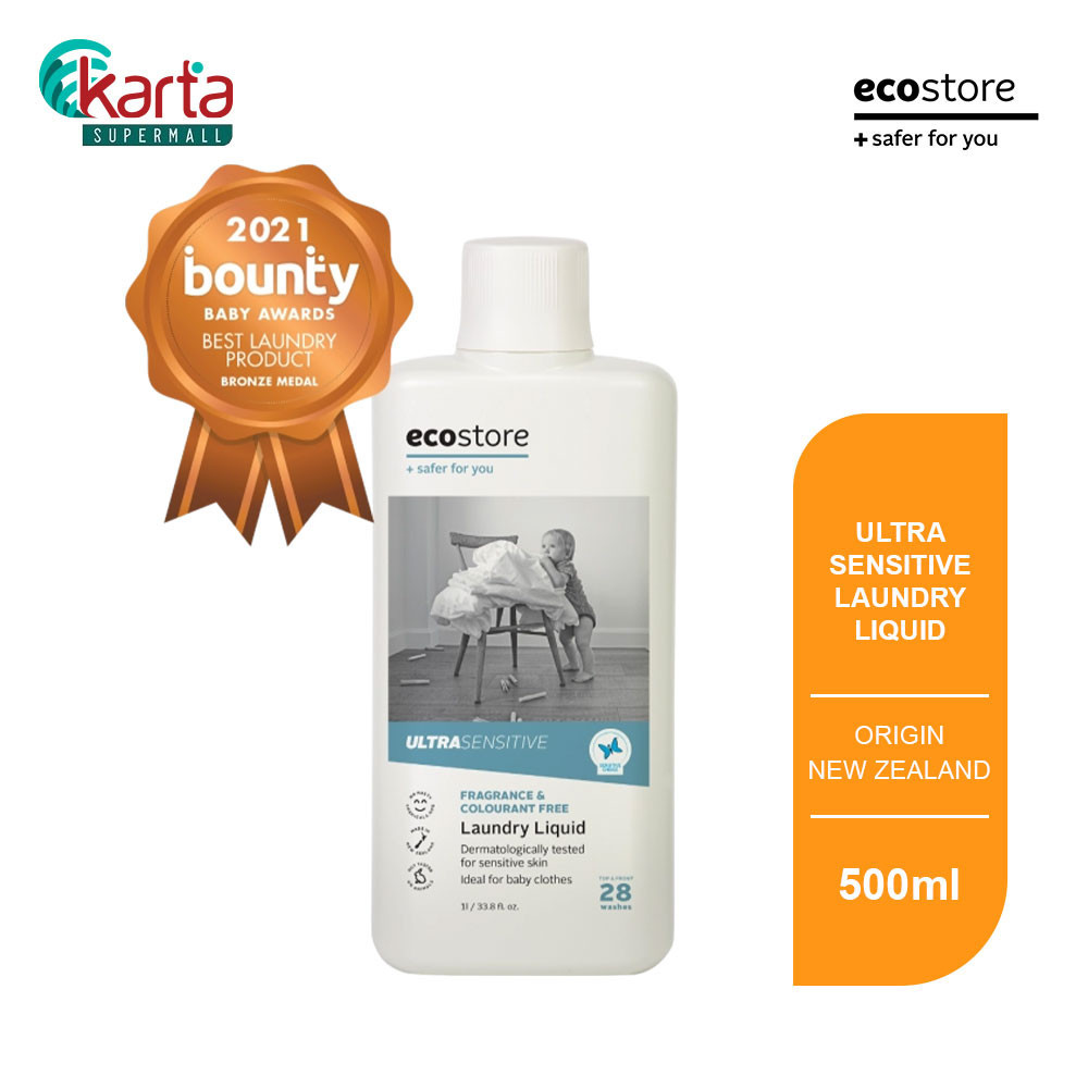 EcoStore Ultra Sensitive Laundry Liquid Detergent 500ml | Shopee Malaysia