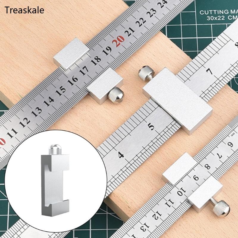 TREA Steel Ruler Positioning Block Scriber Measuring Metal Angles ...