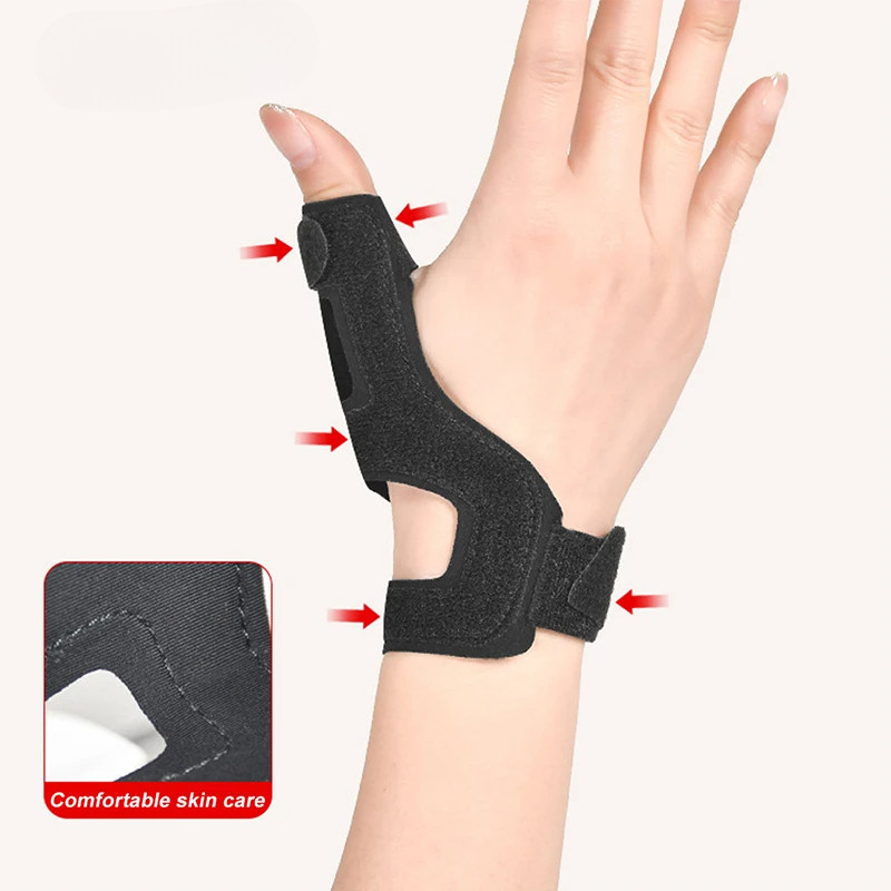 1Pcs Thumb Brace - Reversible Wrist & Thumb Spica Splint, CMC Support Stabilizer for Trigger ...