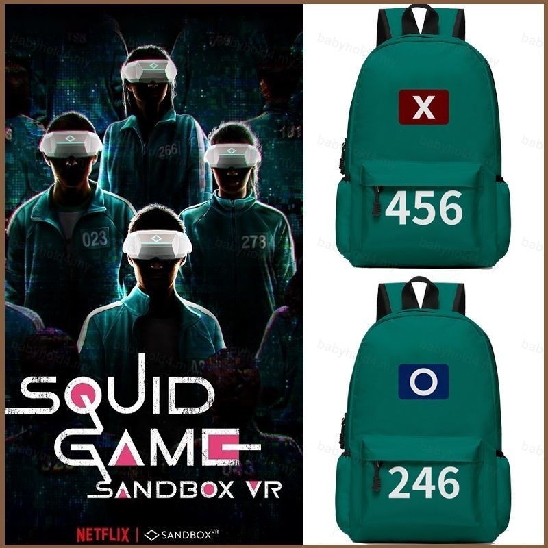 Season 2 Korea Squid Game Printing Backpack Childrens Large Capacity ...
