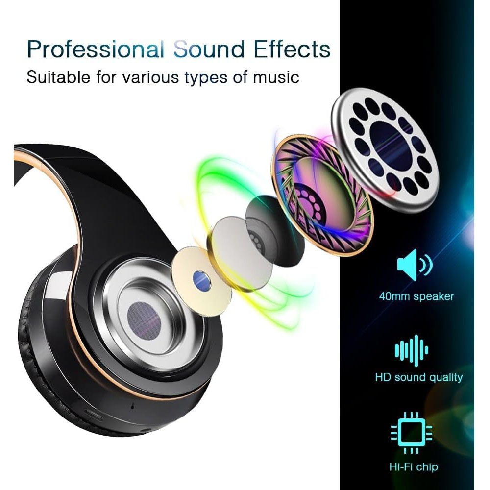 Bluetooth Headset Stereo bunyi komputer Headset untuk mesyuarat ...