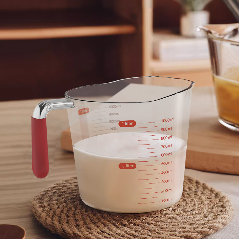 Plastic PC Measuring Cup Pot with Scale Food Grade 1,000ml ml Measuring ...