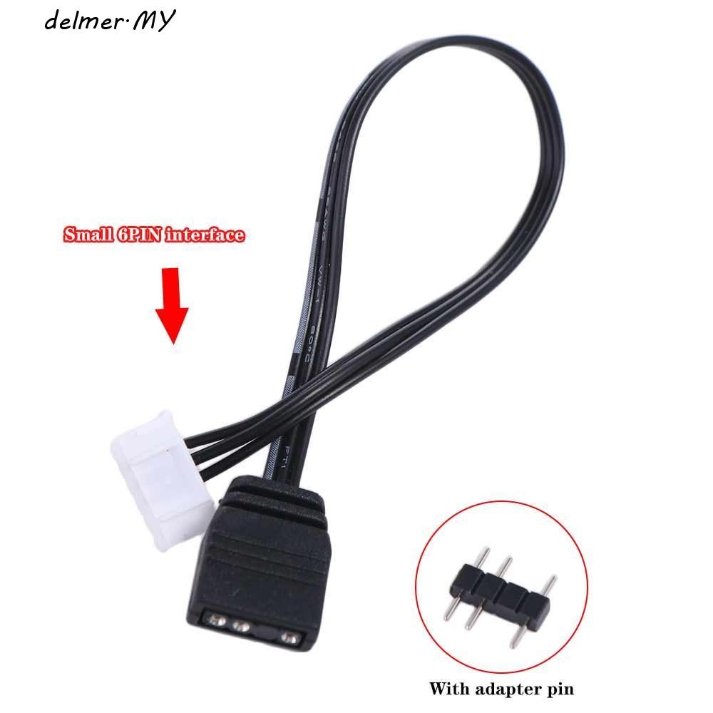 DELMER Fan Controller Adapter Cable Plug In The Fan Interface ARGB 6pin ...
