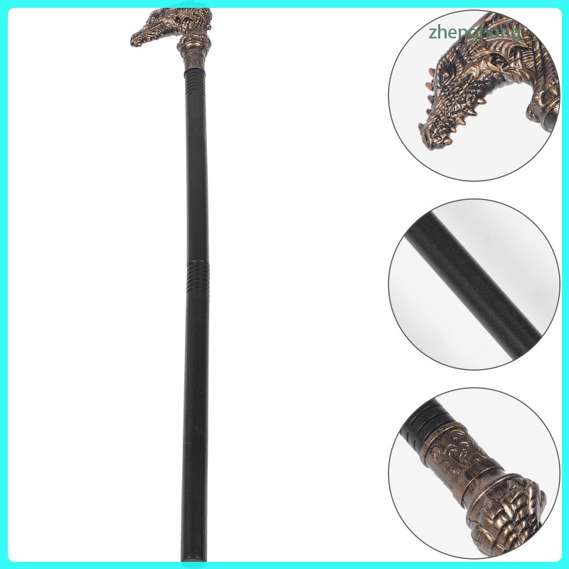 Accessory Medieval Cosplay Staff Walking Cane Prop Dress Up Walking ...
