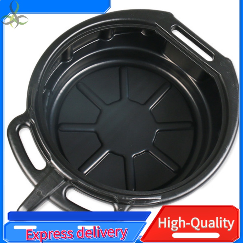 10L Plastic Oil Drain Pan Wast Engine Oil Collector Tank Gearbox Oil ...