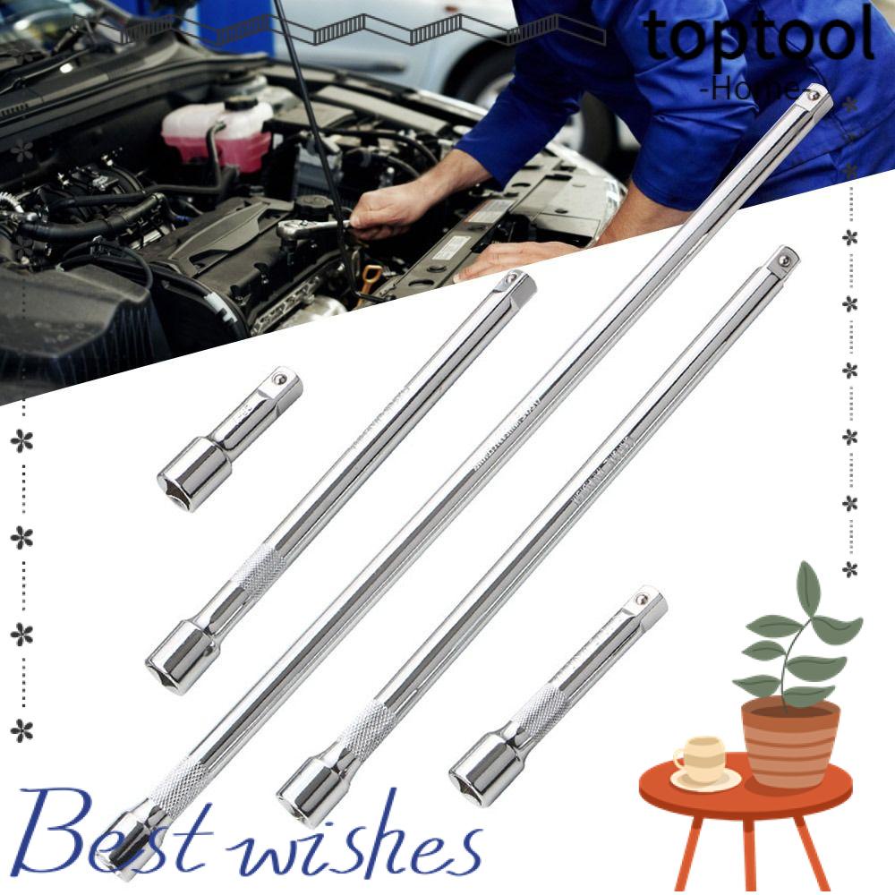 TOPTOOL Extension Bar, Adjustment Tools 3/8" 1/2" Shank Drive Ratchet ...