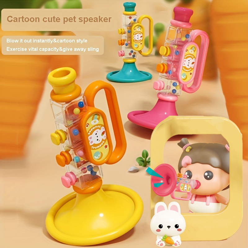 Kids Trumpet Toys Cute Cartoon Rabbit Sound Whistling Toy for Childrens ...