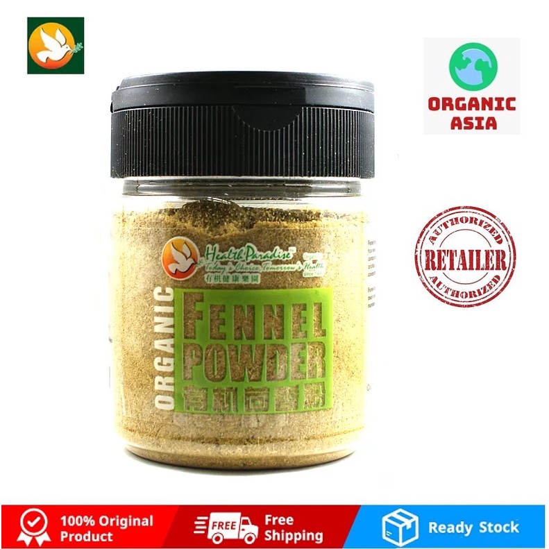 Health Paradise Organic Fennel Powder 80gm (bottle) | Shopee Malaysia