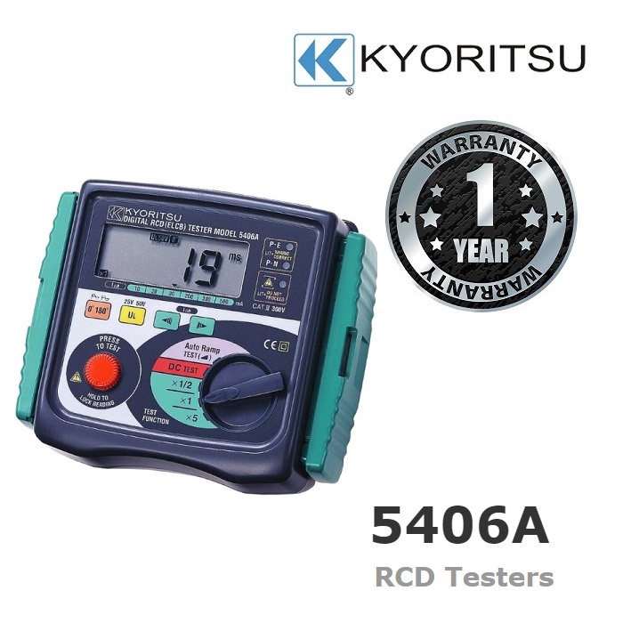KYORITSU 5406A Digital RCD (ELCB) Tester | Shopee Malaysia