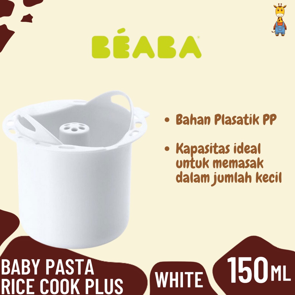 PUTIH Beaba Baby Pasta Rice Cook Plus White - Beaba Baby Pasta Rice ...