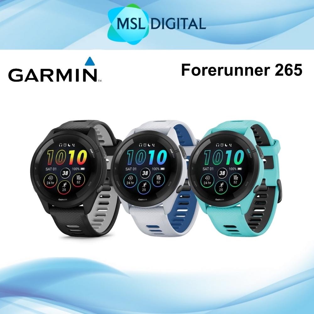 Garmin Forerunner 265 Smartwatch | AMOLED Display | Fitness Tracker ...