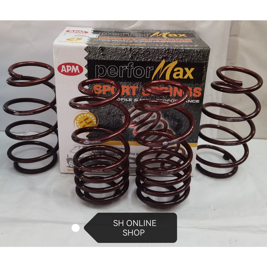 APM PERFORMAX Sport Coil Spring for Toyota Vios NCP93 Yaris NCP91 2008 ...