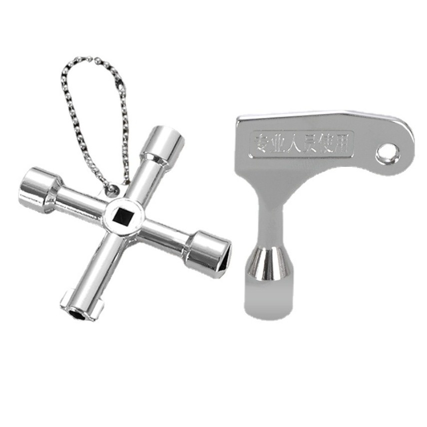 [XZM] Multifunctional Triangle Lock with Elevator Key Triangle Opposite ...
