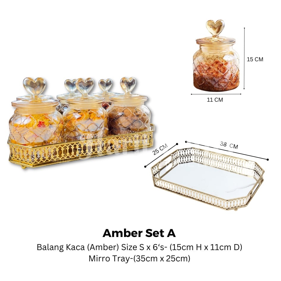 Bekas Kuih Raya Set Viral 2024 Set Balang Kuih Raya Kedap Udara Balang ...