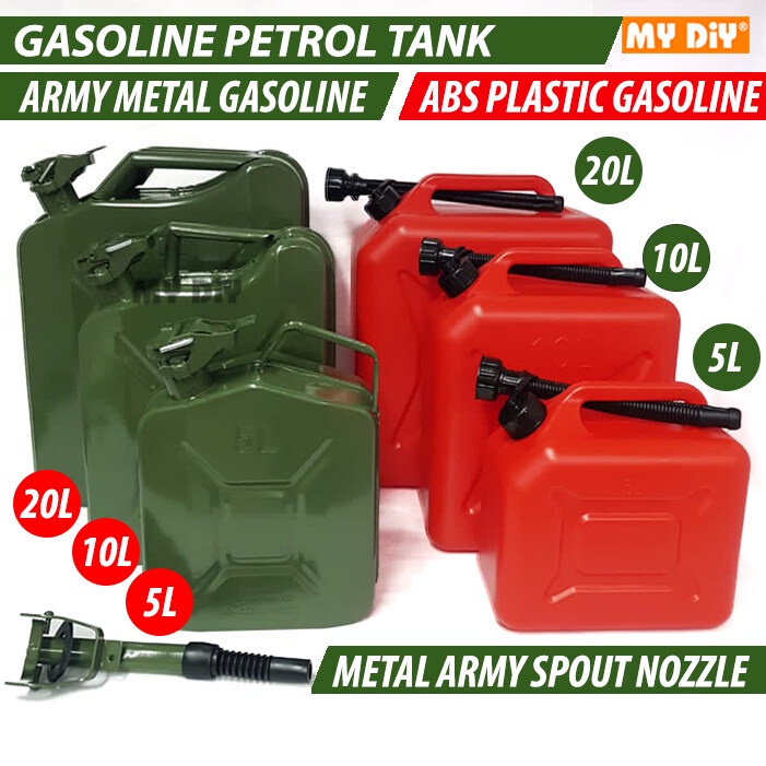 MYDIYHOMEDEPOT - Petrol Tank Gasoline Fuel Tank Army Tank Gasoline ...