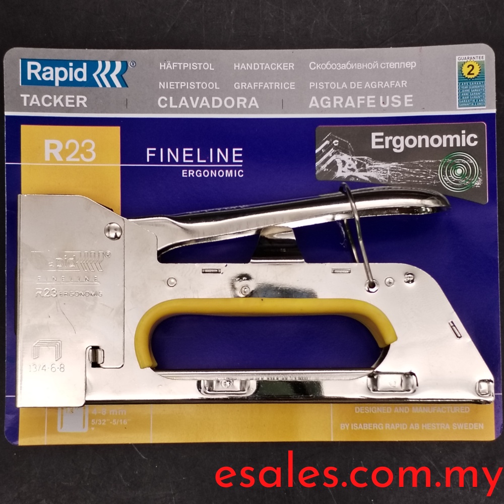 Rapid R23 Ergonomic Tacker Stapler Gun 415G | Shopee Malaysia