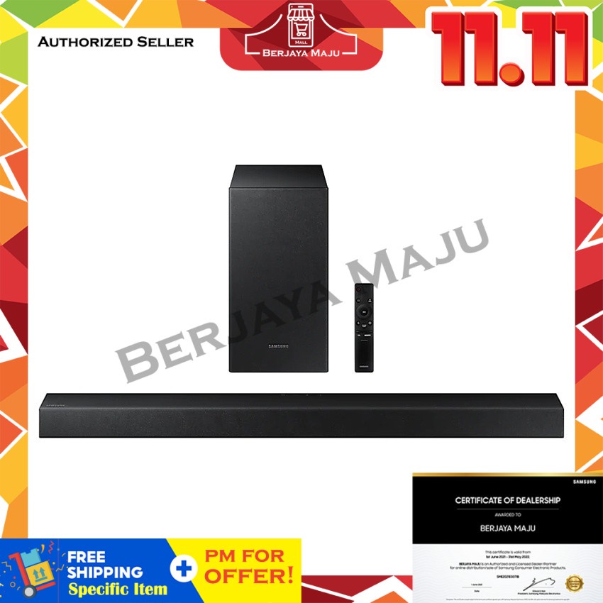 Samsung 2.1CH Sound Bar Home Theater HW-T420/XM / HW-T420 | Shopee Malaysia