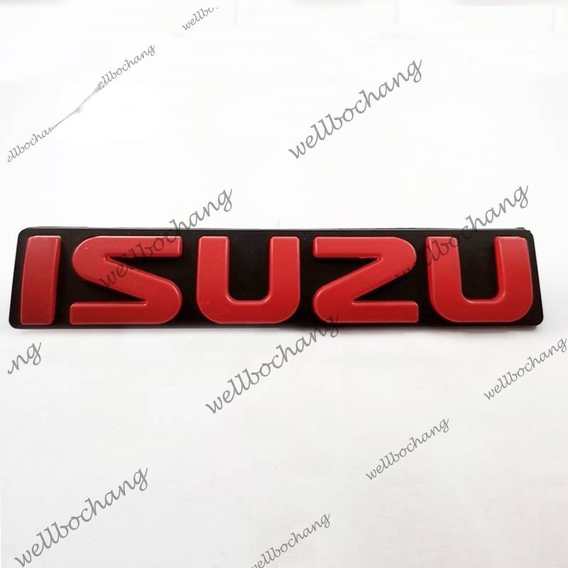 1 X ABS ISUZU Logo Auto Front Grille Emblem Badge Sticker Decal ...