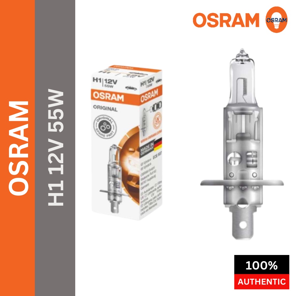 64150 OSR Osram H1 12V 55W 100% Original Bulb (made in Germany) (1PCS ...
