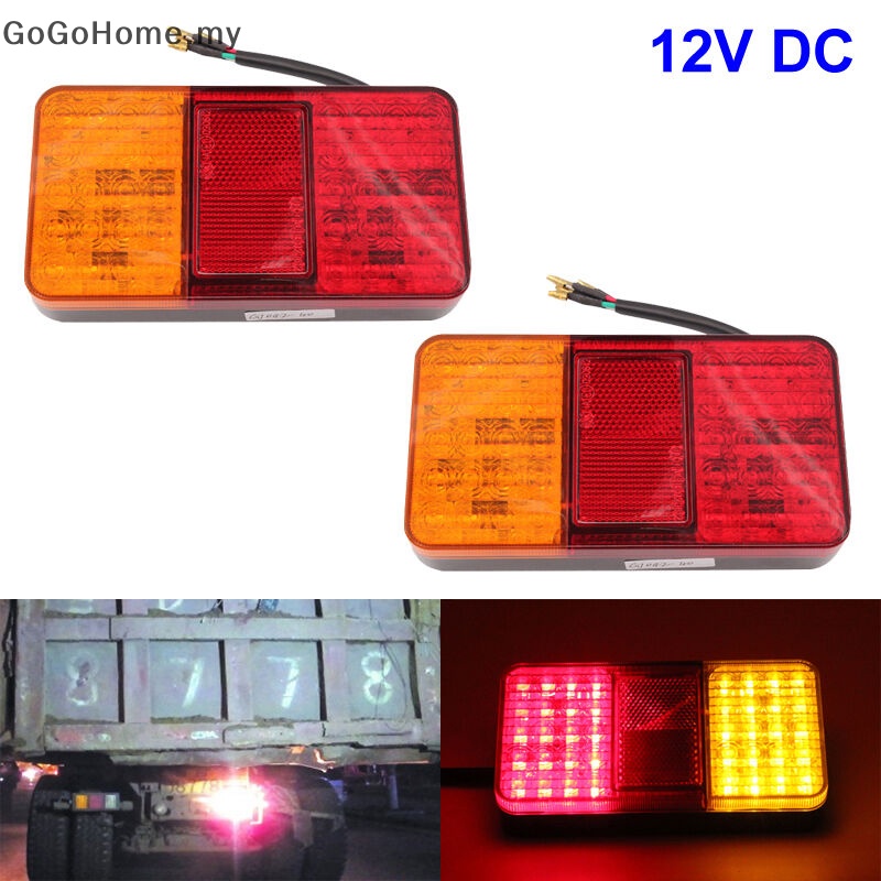 GOG 10LED Rear Tail Lights Lamps Lorry Truck Trailer Caravan Bus ...